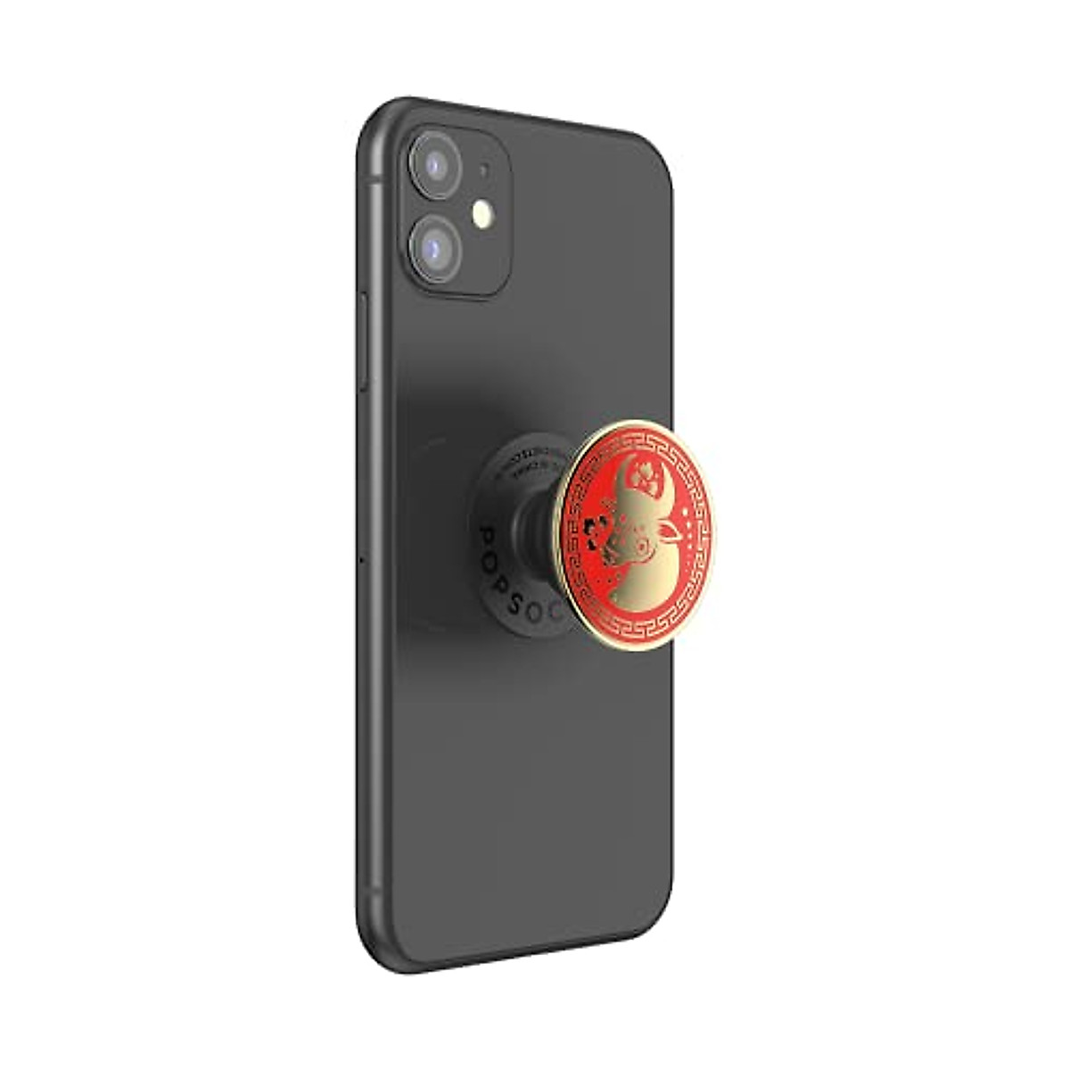 ​​​​PopSockets Phone Grip with Expanding Kickstand, PopSockets for Phone - Enamel Year of the Ox