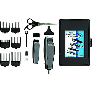 Wahl Clipper Corp Pro 14 Piece Styling Kit with Hair Clipper and Beard Trimmer for Total Body Grooming - Model 79450, Chrome