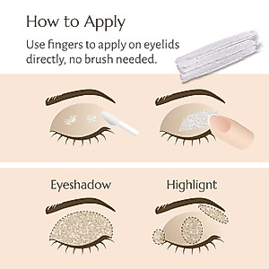 TSUVIMI 2-in-1 Shimmer Eyeshadow Stick (Sky Blue and Marine Blue) High-Pigment Cream-to-Powder Formula for Long-Lasting, Crease-Free Wear, Water and Oil-Resistant, and Effortless Blending