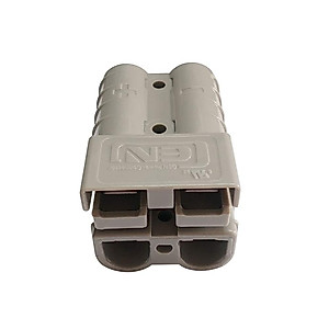 Sunshine 50 Amp Grey Din Connector Battery Charger with 8AWG Silver Plated Copper Terminals