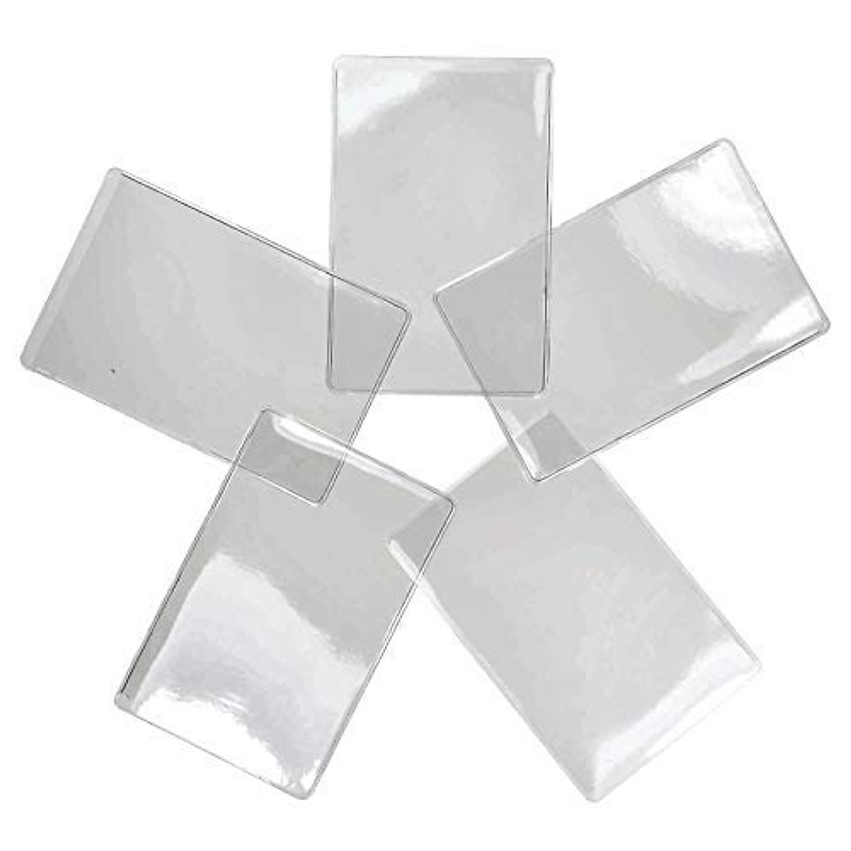 5 New Medicare Card Holders Protector Sleeves Clear 6mil
