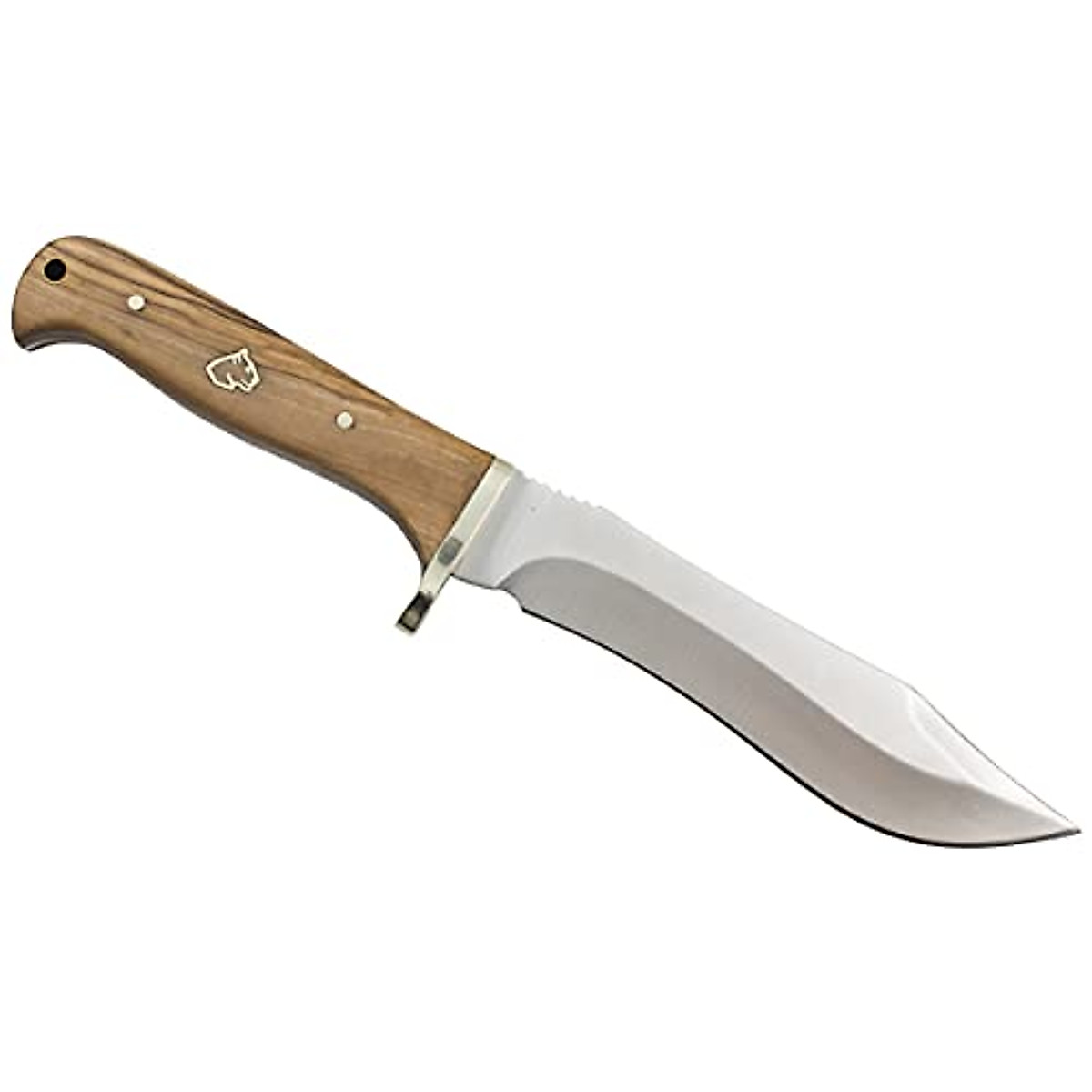 Puma SGB Buffalo Hunter Olive Wood Hunting Knife with Leather Sheath