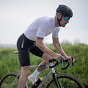 Padded Bike Shorts for Men Cycling Shorts with Paddeing Bicycle Biking Road Accessories Pockect Reflective Strip Large