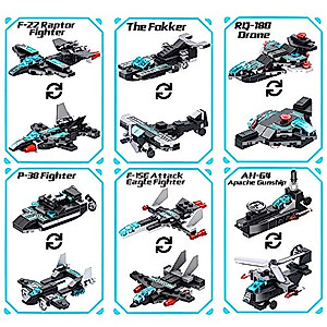 VATOS STEM Robot Building Toys, 577 PCS Construction Toys 25-in-1 STEM Toys for 6 Year Old Boys Creative Building Bricks Engineering Vehicles Blocks Kit for Kids Age 6 7 8 9 10 11 Year Old