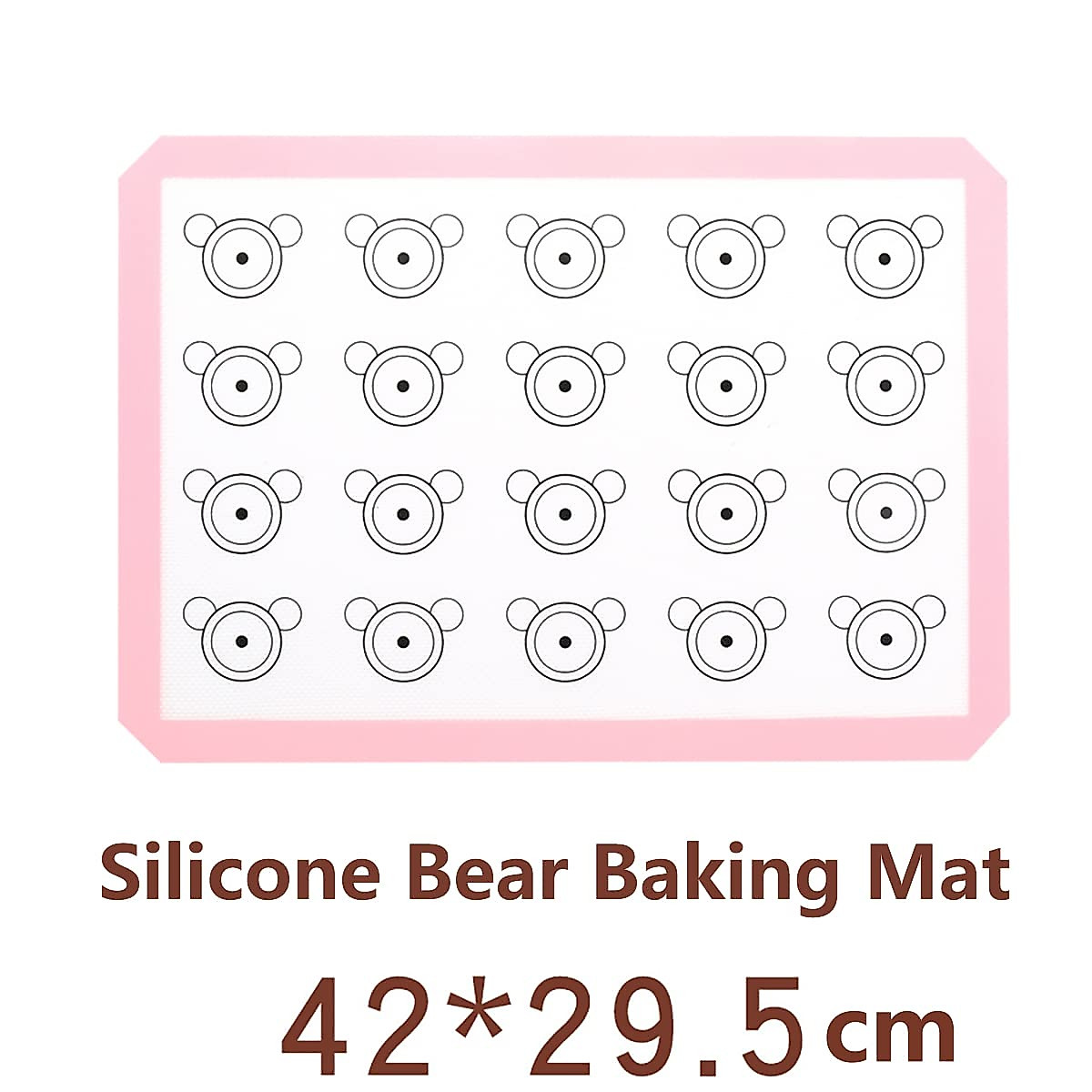 Silicone Baking Mat Eclair Baking Mat Leak Proof silicone baking mat - 4 Sheets Reusable Food Baking Mat for Non-Stick Bakeware Mats Oven Liner for Making Macaron, Pizza, Cookie, Pastry, Bread