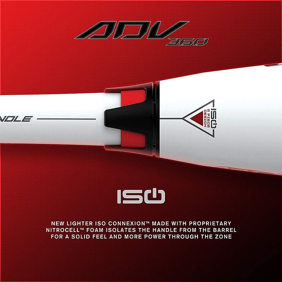EASTON ADV 360 -10 USSSA Baseball Bat, 2 5/8 Barrel, 29/19, SL20ADV108