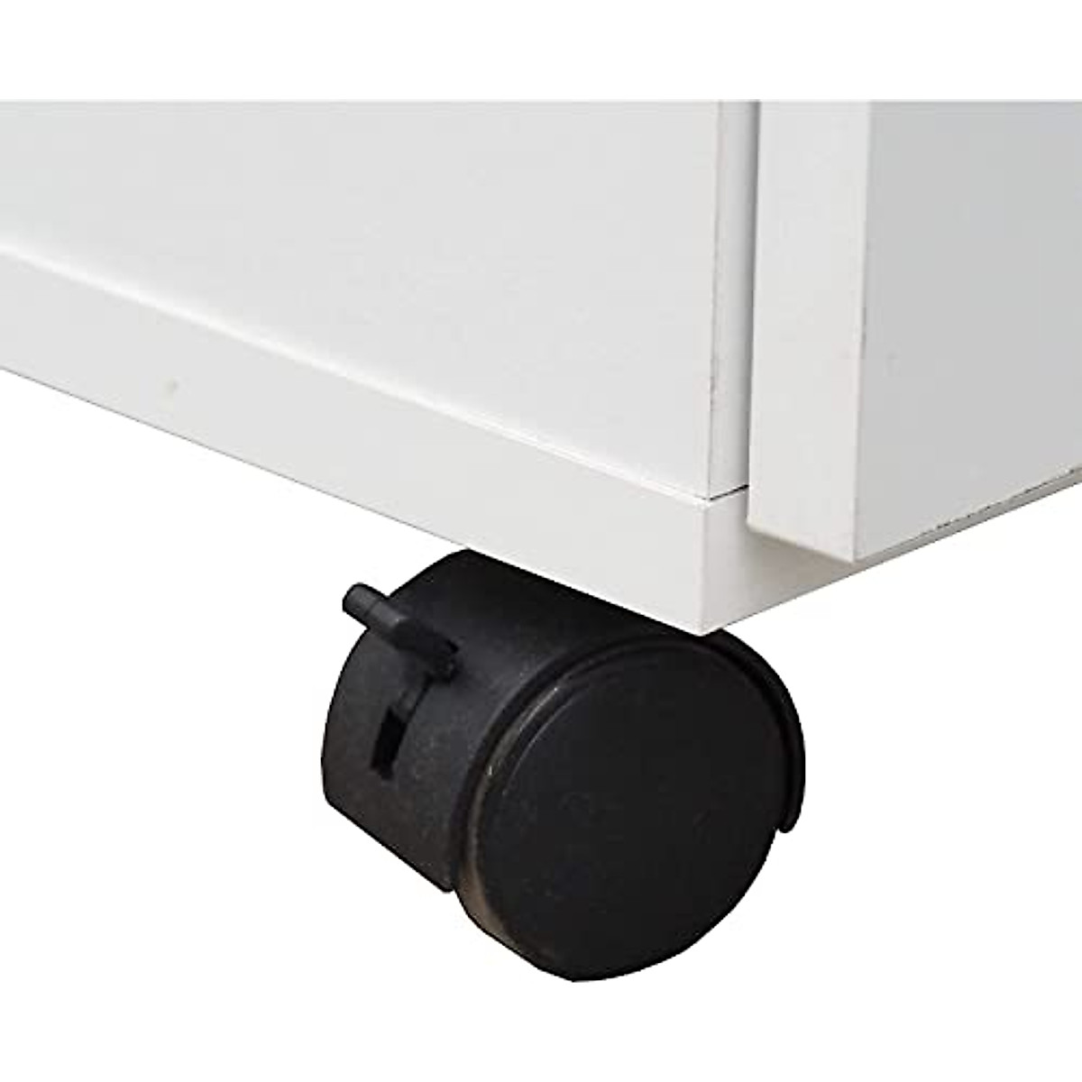 Kings Brand Furniture Buffet Server Sideboard Kitchen Storage Cabinet, White, 45.5" W x 15" D x 33" H