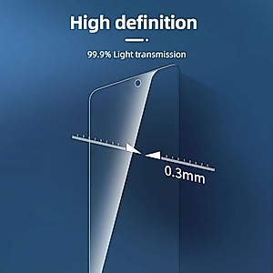 NEW'C 3 Pack Designed for Xiaomi Poco F3, Xiaomi Mi 11i Screen Protector Tempered Glass, Case Friendly Anti Scratch Bubble Free Ultra Resistant