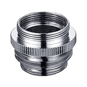 Multi-Thread Garden Hose Adapter, Kitchen Sink Faucet Adapter to Garden Hose, Brass Aerator Adapter for Male to Male and Female to Male, Chrome Plated