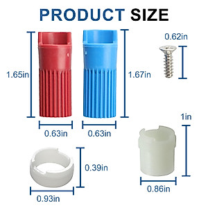 LEDBarz 2025 Upgrade 97479 Stem Extension Kit for Moen Monticello Series Widespread Bathroom Sink Faucet replacement parts for Moen 1222 1224