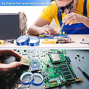 Jeyiour Heat Resistant Gloves and Sublimation Heat Tape, 9 Rolls High Temperature Tape with 1 Pair Gloves for Sublimation Silicone Bump, 10 Piece Set