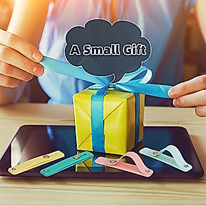 Weewooday 15 Pieces Phone Finger Grips Telescopic Finger Strap Brackets Silicone Phone Grip Holders Portable Phone Finger Kickstands for Universal Mobile Phones, 15