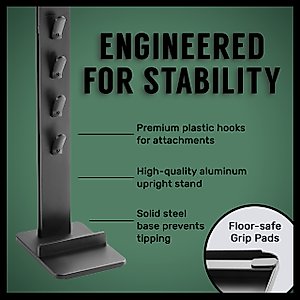 TechOrbits Docking Station Organizer - Vacuum Stand and Attachment Holder, Compatible with Cordless Dyson Vacuum Cleaner V12, V11, V10, V8 and V7 Models & Accessories