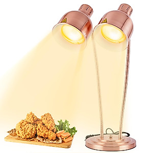 YMJOINMX Food Warmer Lamp Heat Lamp with Bulbs for Food Heating Lamp Commercial Food Buffet Warmer Lamp Restaurant Food Service