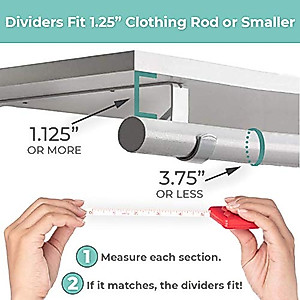 Baby Closet Size Dividers - Woodland Nursery Closet Dividers for Baby Clothes - Fox Deer Bear Hedgehog Beaver Nursery Decor - Baby Closet Dividers for Boy or Girl - [Woodland] [Grey/Gray]