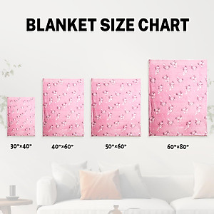 Axolotl Blanket Glow in The Dark Soft Blanket Salamander Pink Throw Axolotl Gifts Toys Room Decor Cute Cozy Pink Kids Blanket Throw for Girls Teen (Axolotl, 40"X60")