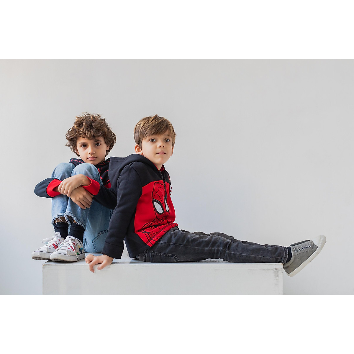 Marvel Spider-Man Miles Morales Toddler Boys Zip Up Hoodie Spiderverse 5T