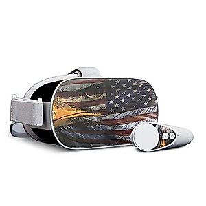 MightySkins Skin Compatible with Oculus Go Mobile VR - Eagle Eye | Protective, Durable, and Unique Vinyl Decal wrap Cover | Easy to Apply, Remove, and Change Styles | Made in The USA