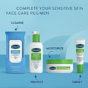 Cetaphil Face and Body Wipes, Gentle Skin Cleansing Cloths, 50 Count, Twin Pack, for Dry, Sensitive Skin, Flip Top Closure, Great for the Gym,Travel, in the Car, Hypoallergenic, Fragrance Free