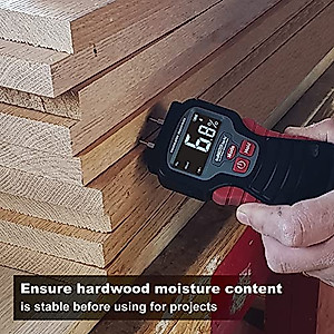 Calculated Industries 7445 AccuMASTER Duo Pro Pin & Pinless Moisture Meter Detects Hidden Leaks and Moisture | Combo Non-invasive Pad + Pin Sensors | for Restoration Contractors, Woodworkers, DIYs