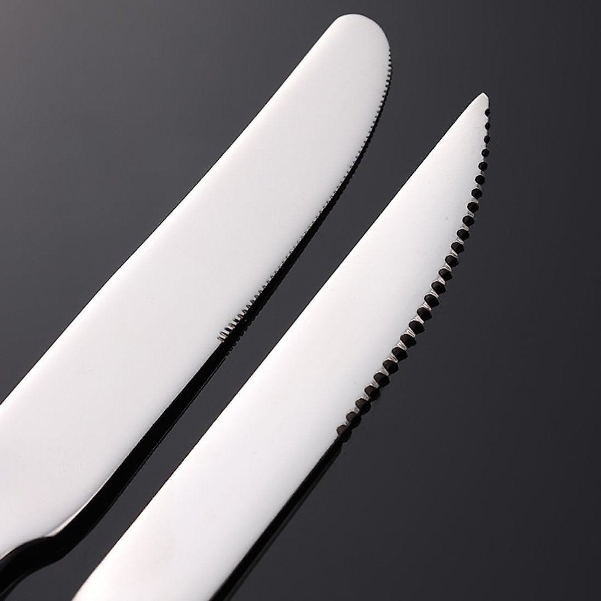 Aimilan 72 Piece Modern Flatware Set with Steak Knives, 18/10 Stainless Steel Silverware Set for 12, Cutlery Set Include Fork Knife Spoon, Mirror Polished, Dishwasher Safe (72 Pcs Service for 12)