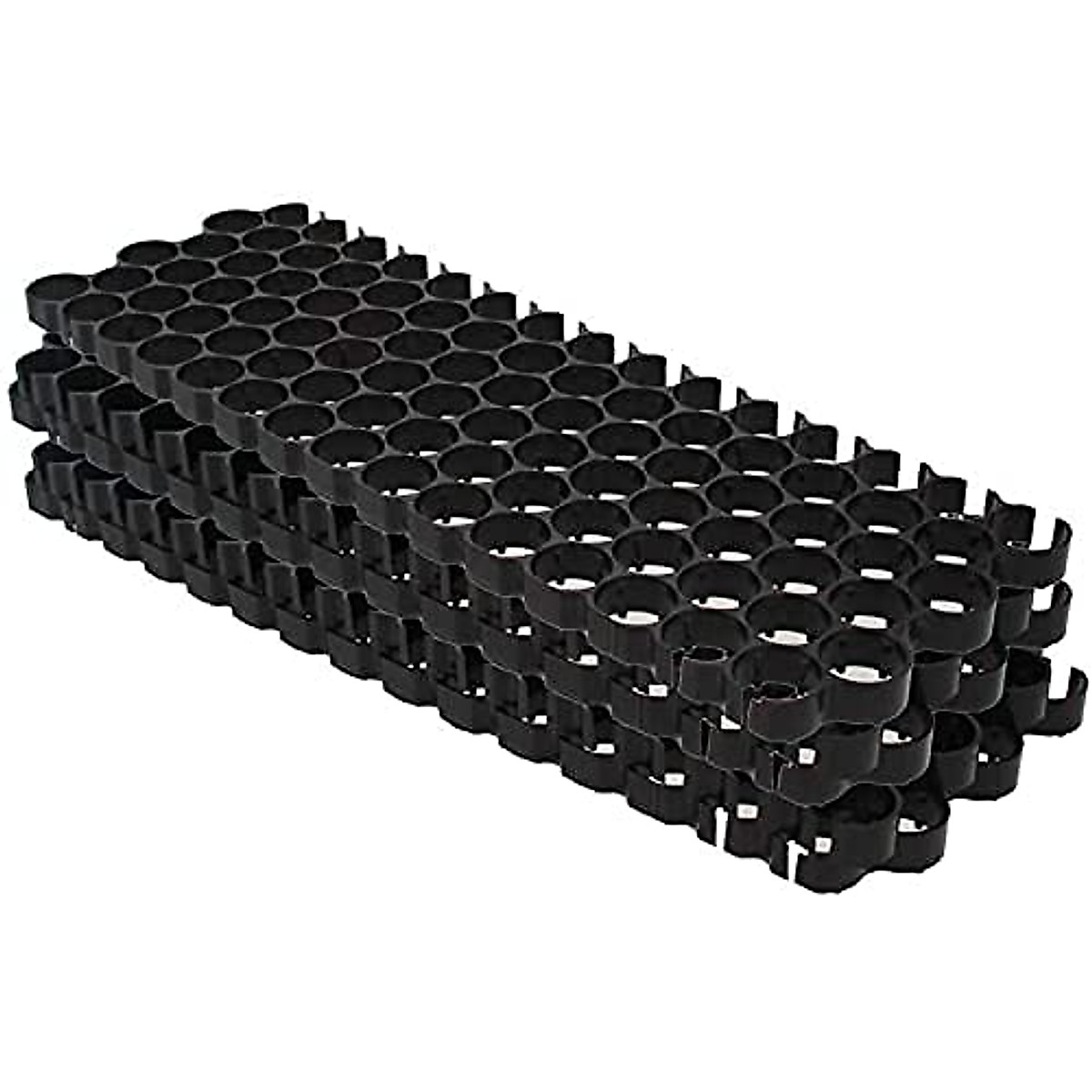 Heyiarbeit 5Pcs 6x15 Cell Spacer 18650 Lithium Battery Plastic Holder Bracket for DIY Battery Pack 18.5mm Hole Dia