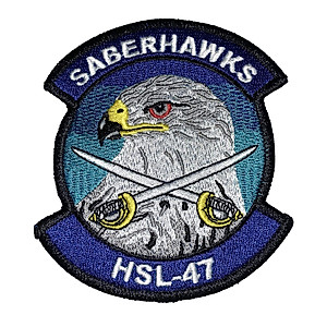 HSL-47 Saberhawks Squadron Patch –Sew On