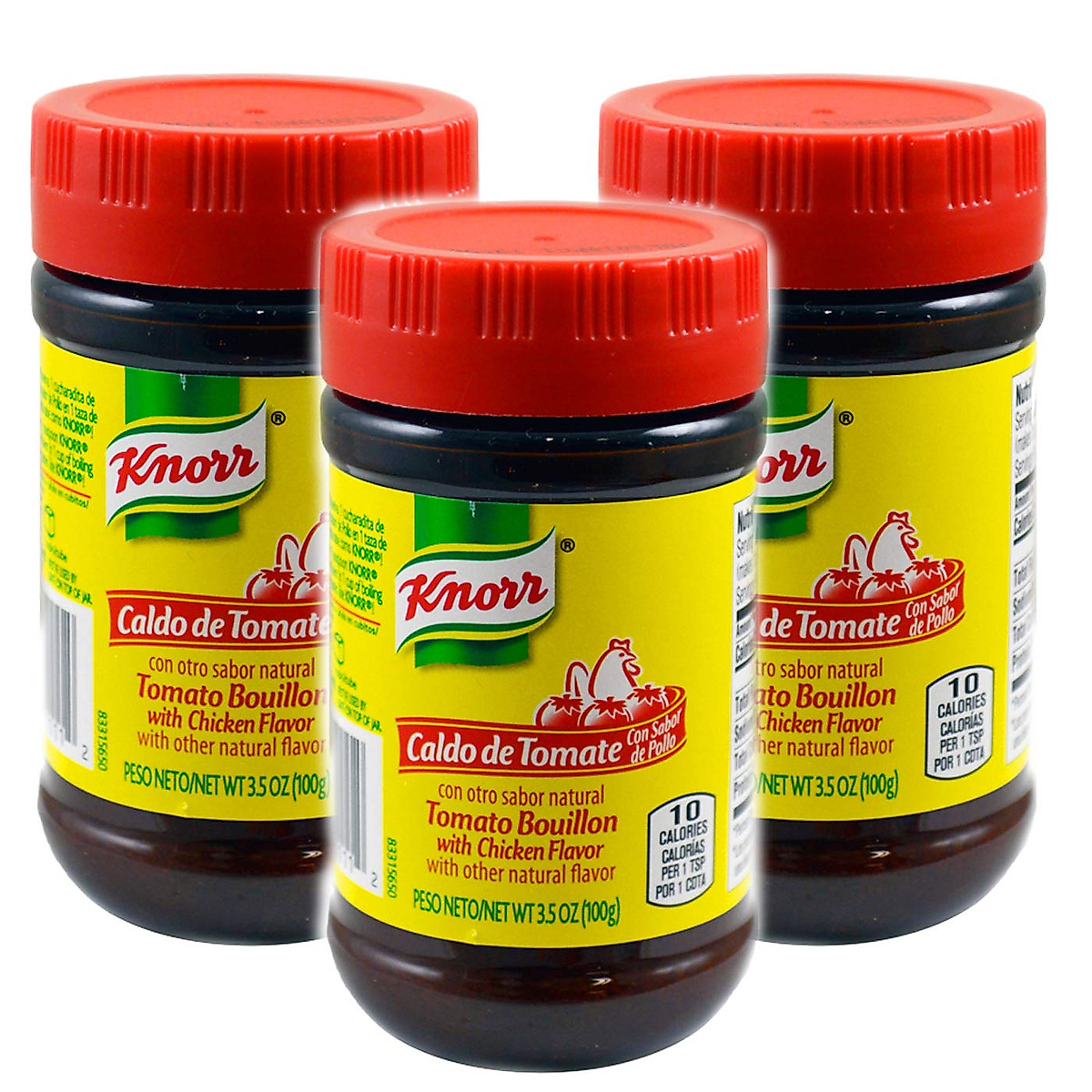 Knorr Bouillon Tomato Grand Chicken broth, 3.5oz (3 Pack)