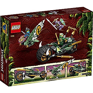 LEGO NINJAGO Lloyd’s Jungle Chopper Bike 71745 Building Kit; Ninja Bike Toy Featuring NINJAGO Lloyd and NYA Minifigures, New 2021 (183 Pieces); Top Toy for Kids Who Love Action-Packed Creative Play