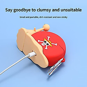 New 3D Cute Cartoon Airpod case,Compatible for Airpod 1 & 2, Stylish Designer Skin, Very Suitable Teenagers, Children, Boys Girls (lufi Snails)