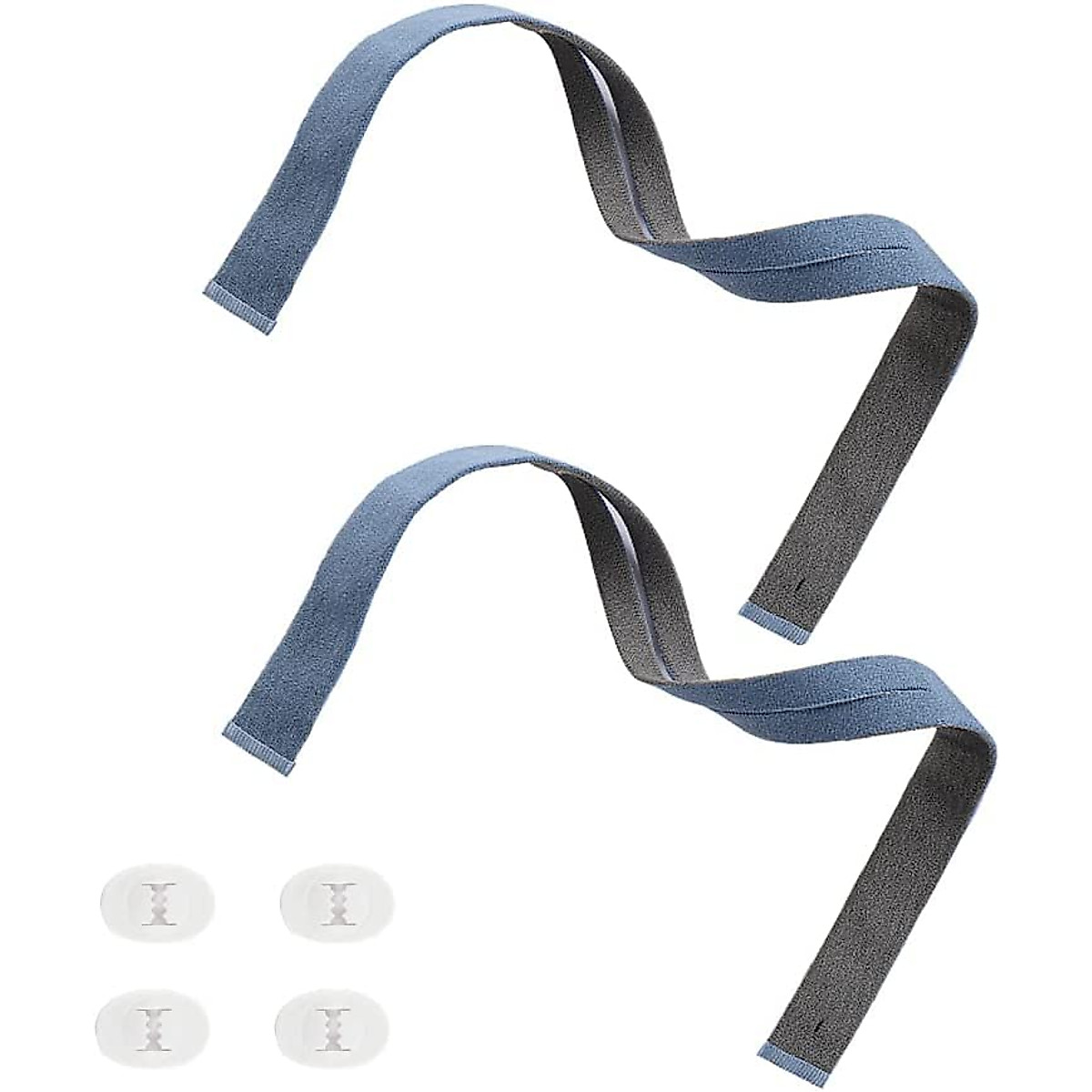 Replacement Headgear Strap for ResMed AirFit P10™ Nasal Pillow CPAP Mask - Secure Fit, Comfortable, and Durable | Pack of Two Straps with Four Adjustment Clips