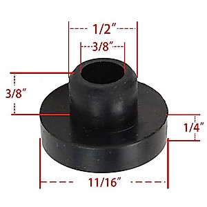 Hipa (Pack of 6 33/64" Fuel Tank Bushing Grommet for MTD Troy Bilt 735-0149 935-0149 104047 46-6560 Tecumseh Craftsman Generator Lawn Mower 33679 25 313 01-S