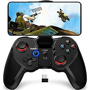 TERIOS Mobile Game Controller for Android – PC Controller – Gaming Remote for Smartphones/PS3/Windows – Instant Play and Turbo Function – Responsive Action Buttons
