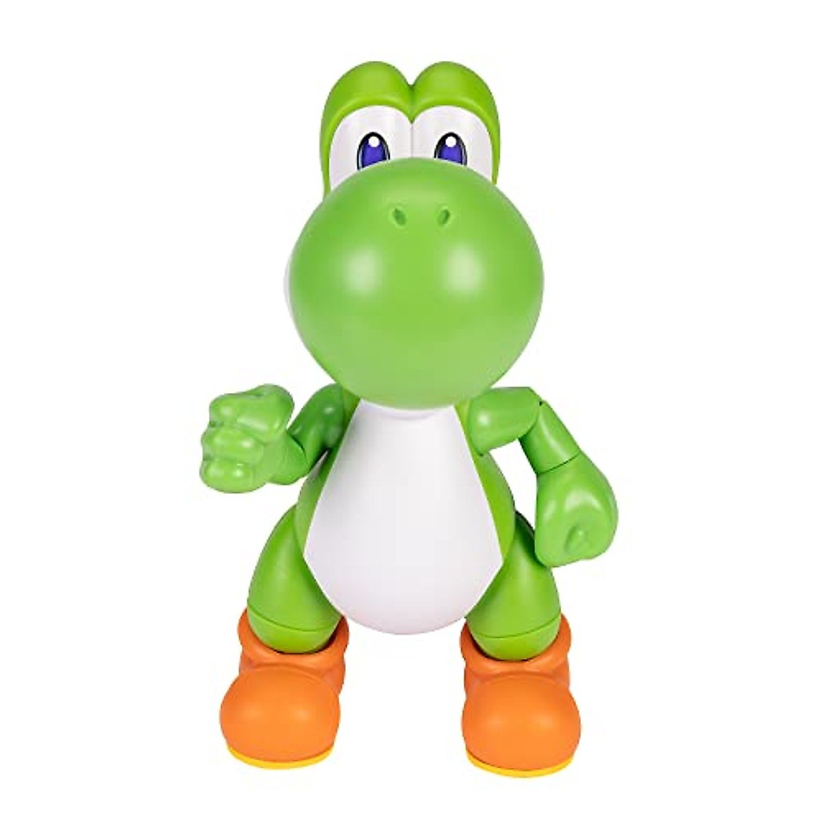 Super Mario Let's Go, Yoshi! 12-Inch-Tall Interactive Action Figure with 20+ Iconic Sounds & Music - Officially Licensed by Nintendo