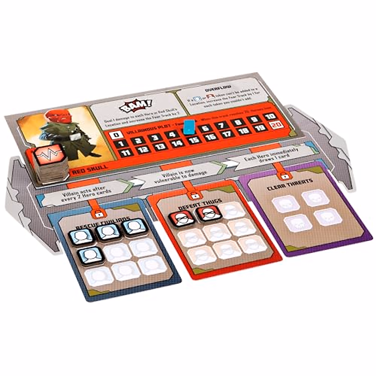 Marvel United, Award-Winning Superhero Cooperative Multiplayer Strategy Card Game Captain America Hulk, for Adults, Families and Kids Ages 14 and up