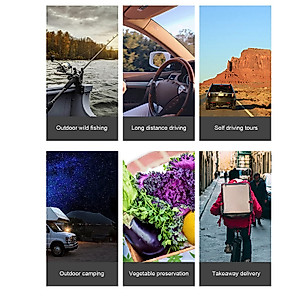 Portable Oven, 12V Car Food Warmer, Mini Microwave for Cooking & Reheating Food, Electric Heated Lunch Box for Travel, Camping, Office, Home