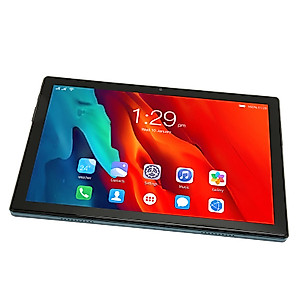 Luqeeg Tablet, 8 Core CPU 5G WiFi Blue 100-240V FHD Tablet Night Reading Mode for Travel (US Plug)