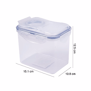 Lock&Lock 33.8-Fluid Ounce Rectangular Food Container with Flip Lid, Tall, 4.1-Cup