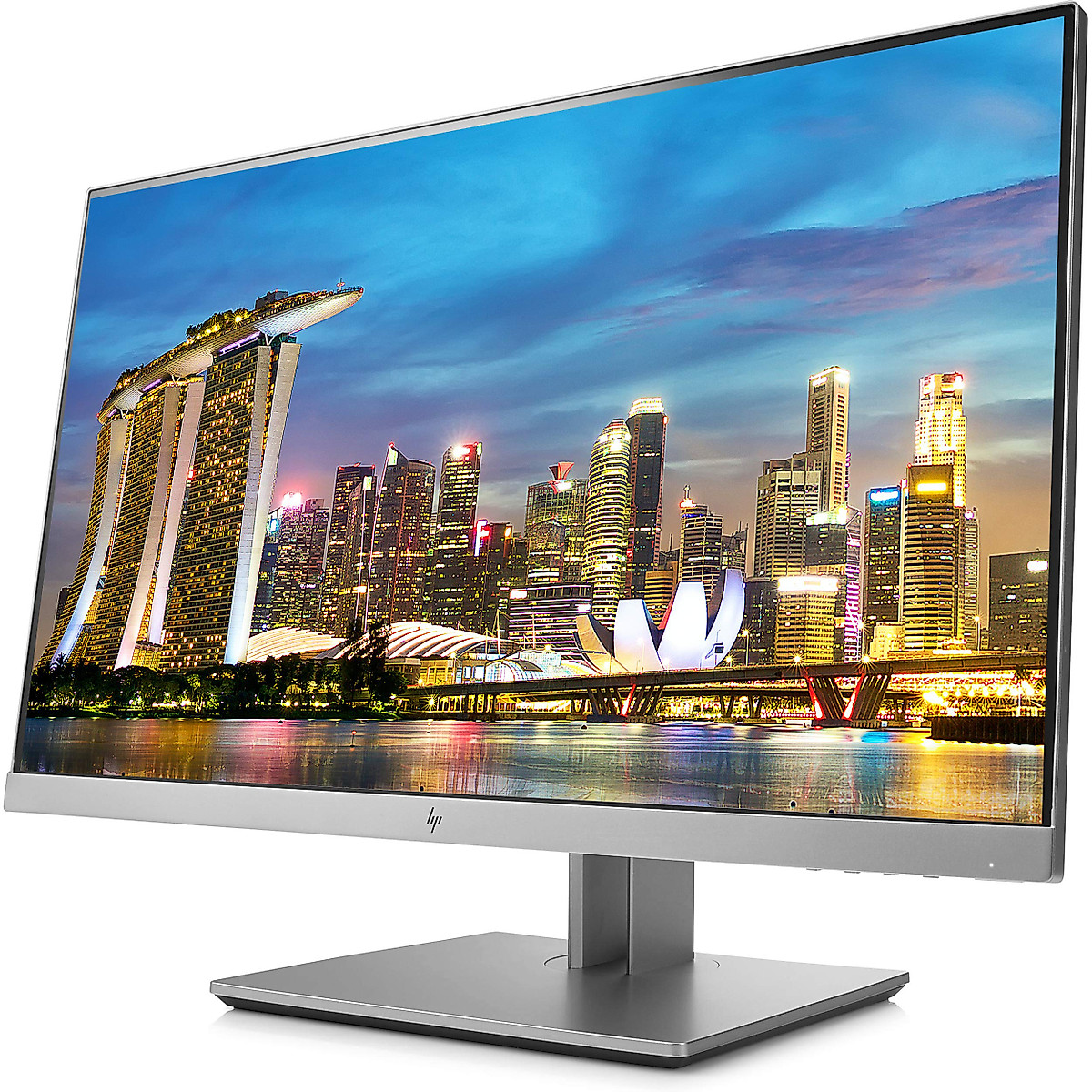 HP EliteDisplay E233 23 Inch 1920 x 1080 (1FH46A8#ABA) Full HD IPS LED Backlit Monitor Bundle with HDMI, VGA, DisplayPort, Gel Mouse Pad, and MK270 Wireless Keyboard and Mouse Combo