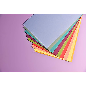 Sizzix, 80 Pack, Surfacez-Cardstock, 8 1/4" x 11 3/4", 20 Assorted Colors, 80 Sheets, 663007, 29.7 x 20 x 2.29cm, Bold
