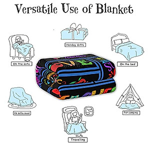 Teacher Gifts Blanket - Teacher Appreciation Gifts for Women Men - Best Teacher Retirement Birthday Gifts - Throw Blankets Gift for Teachers - Christmas Back to School Teacher's Day Gift Ideas 60x50in