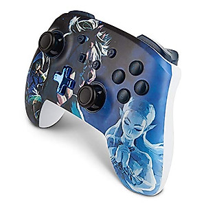 PowerA Enhanced Nintendo Switch Controller Wireless - Zelda Midnight Ride, Legend of Zelda Sworn Protector, tears of the kingdom, Rechargeable Pro Controller for Switch, Immersive Motion Control and Advanced Gaming Buttons