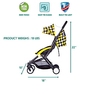 Mia Moda Enzo Urban Stroller, Yellow