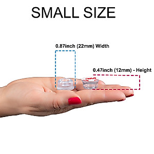 Door Stoppers Wall Protector [16 Pack] Wall Door Stop Small Size | Rubber Door Bumpers Small Size | Self Adhesive Door Stopper | Shower Door Bumpers | Clear Stick on Headboard Stoppers Rubber Bumpers