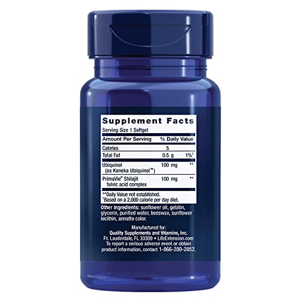 Life Extension Super Ubiquinol CoQ10 100 mg with Enhanced Mitochondrial Support - For Anti-Aging, Heart & Brain Health and Healthy Cholesterol - Gluten Free, Non-GMO – 60 Softgels