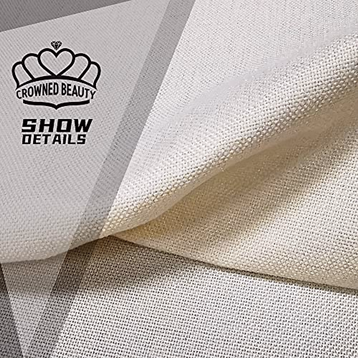 CROWNED BEAUTY St Patricks Day Garden Flag 12x18 Inch Double Sided for Outside Small Burlap Green Shamrocks Clovers Lucky Welcome Yard Holiday Flag CF725-12