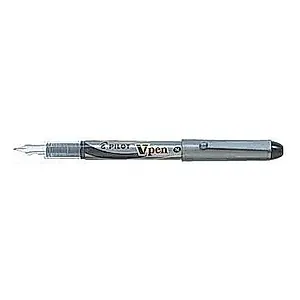 Pilot V Pen (Varsity) Disposable Fountain Pens, Black Ink, Small Point Value Set of 5（with Our Shop Original Product Description）