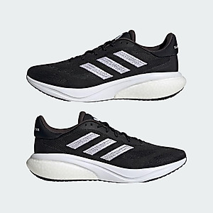adidas Men's Supernova 3 Sneaker, Core Black/White/Core Black, 10.5