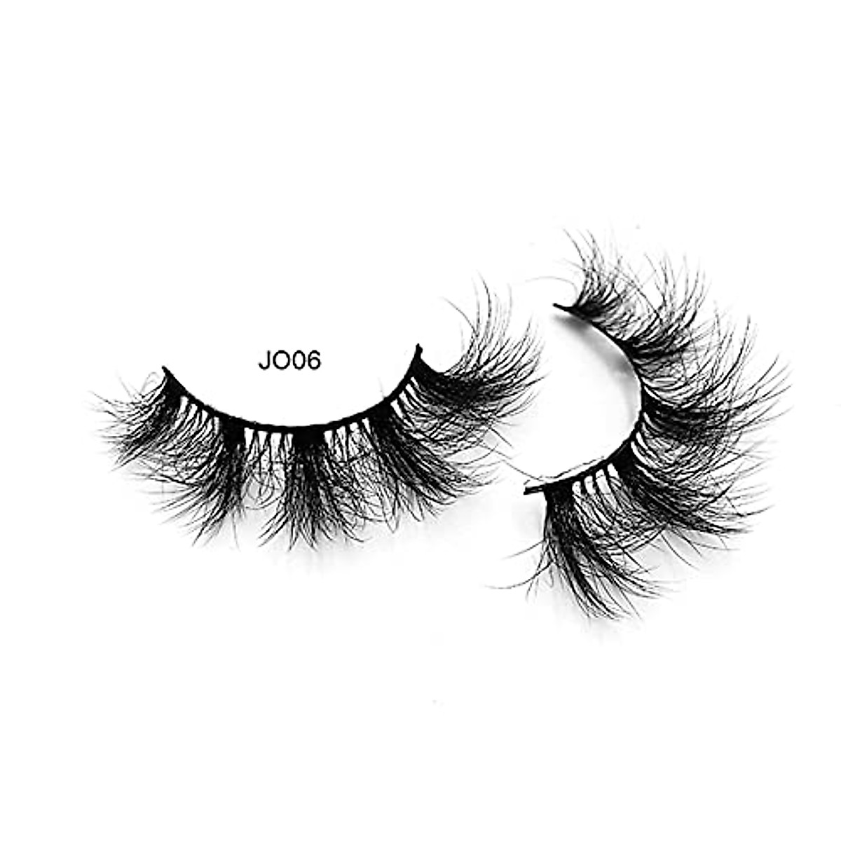 HBZGTLAD 7Pairs 3d Mink Dramatic Volume Lashes Bulk Faux Thick Long Wispy Natural Mink Lashes Pack Short Wholesales Natural False lashes (JO06)