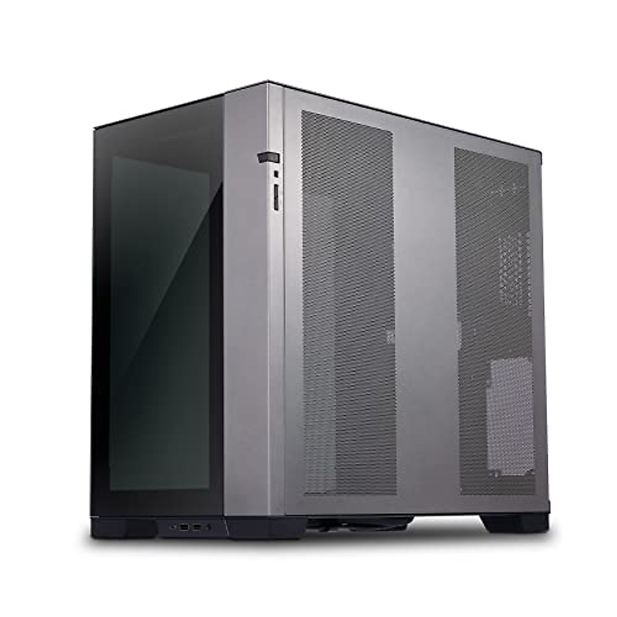 LIAN LI O11 Dynamic EVO Gaming PC Case E-ATX Desktop Computer Case - Mid Tower Chassis with Flexible Mode and Configuration, Tempered Glass Panel, USB Type-C Port, Easy Cable Management (Harbor Grey)